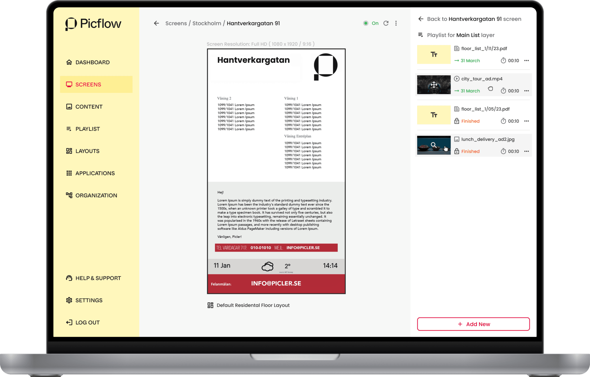 Picflow - Picler – Digital kommunikation för fastighetsbranschen