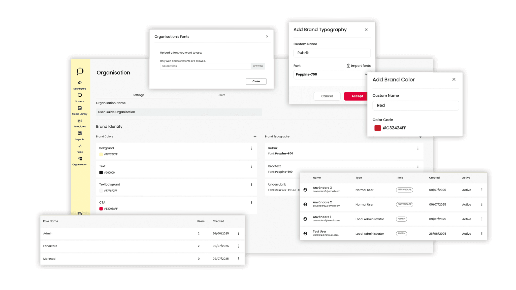 Digital signage software Picflow - för fastigheter | Picler